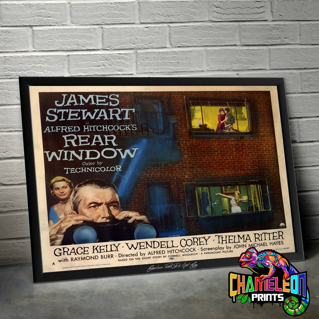 Rear Window Alfred Hitchcock Poster buy 2 Get 1 Free Use Discount Code ...