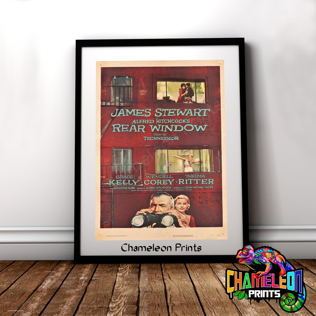 Rear Window Alfred Hitchcock Poster buy 2 Get 1 Free Use Discount Code ...