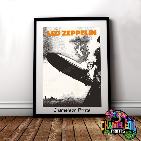 Led Zeppelin Print - Etsy UK