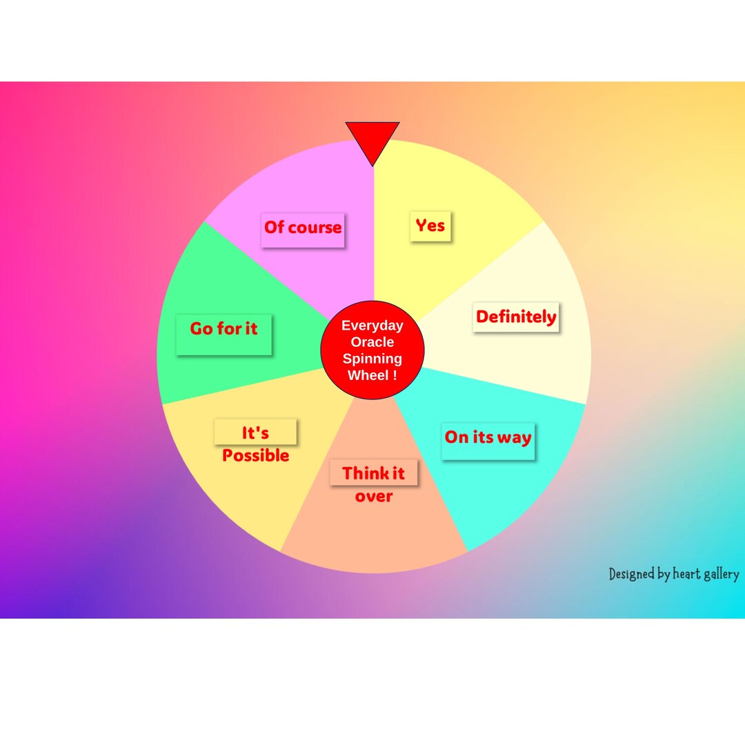 Everyday Oracle Spinning Wheel - Etsy