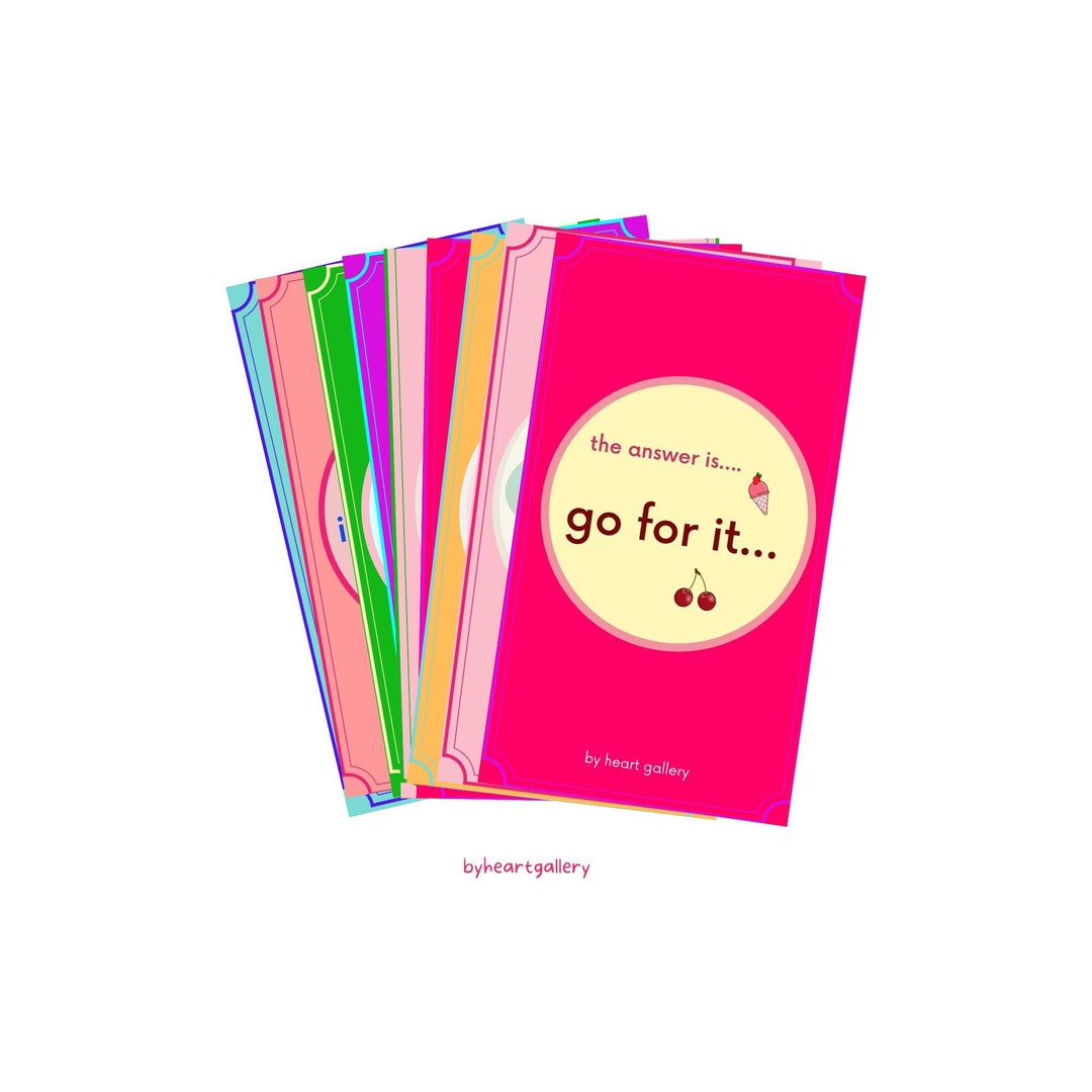 Oracle Cards - Retro Edition | Mini Oracle Cards Deck | Fun Game With ...