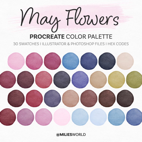 May Color Palette - Etsy