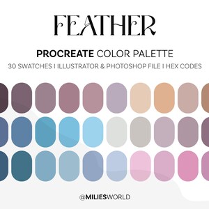 Dreamy Pastels Procreate Color Palette Bundle, Color Swatches, iPad ...