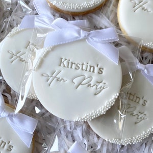 Personalised Hen Do Cookies Biscuits, Bride Tribe, Bride Squad Cookies ...