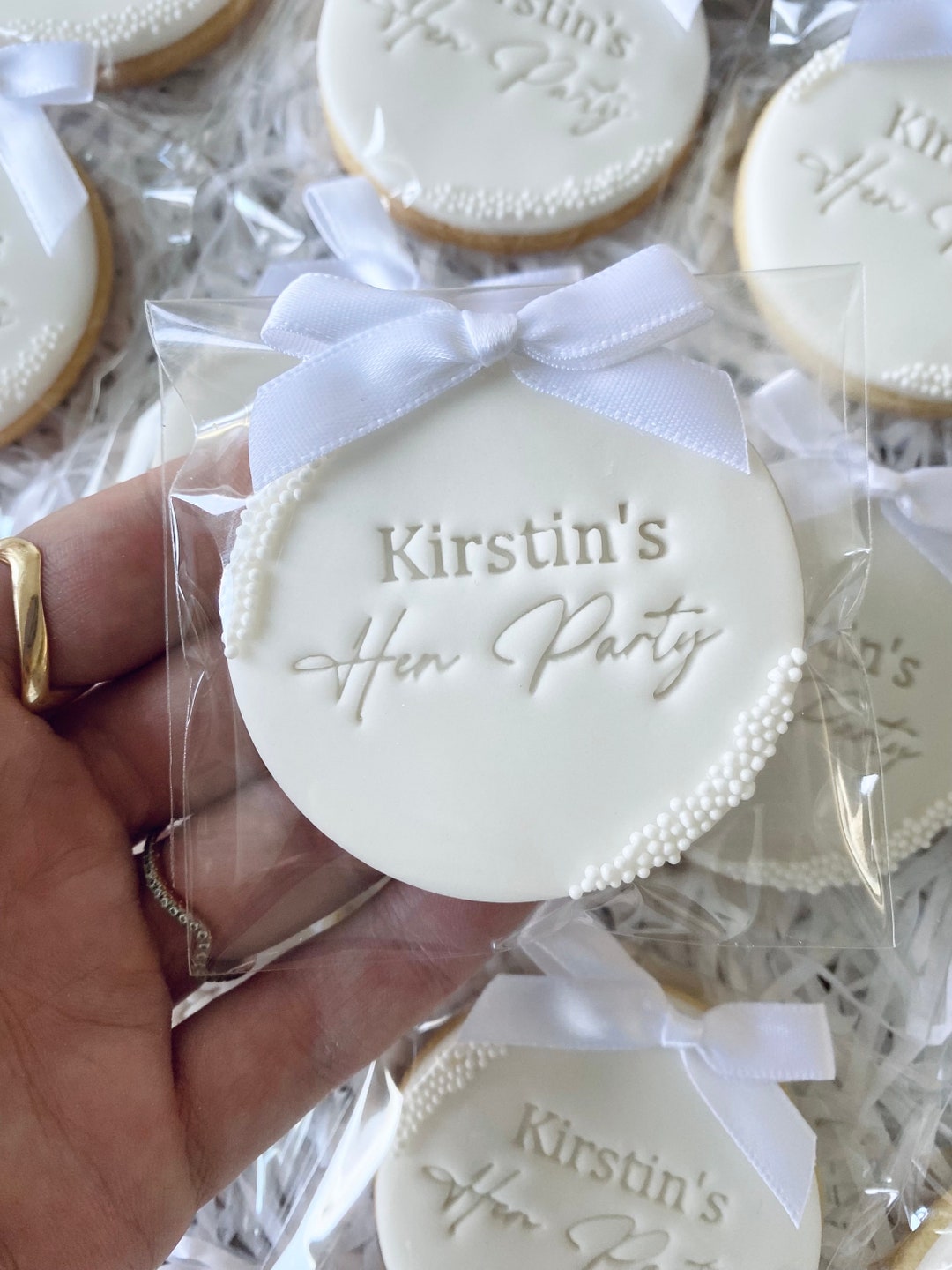 Personalised Hen Do Cookies Biscuits, Bride Tribe, Bride Squad Cookies ...