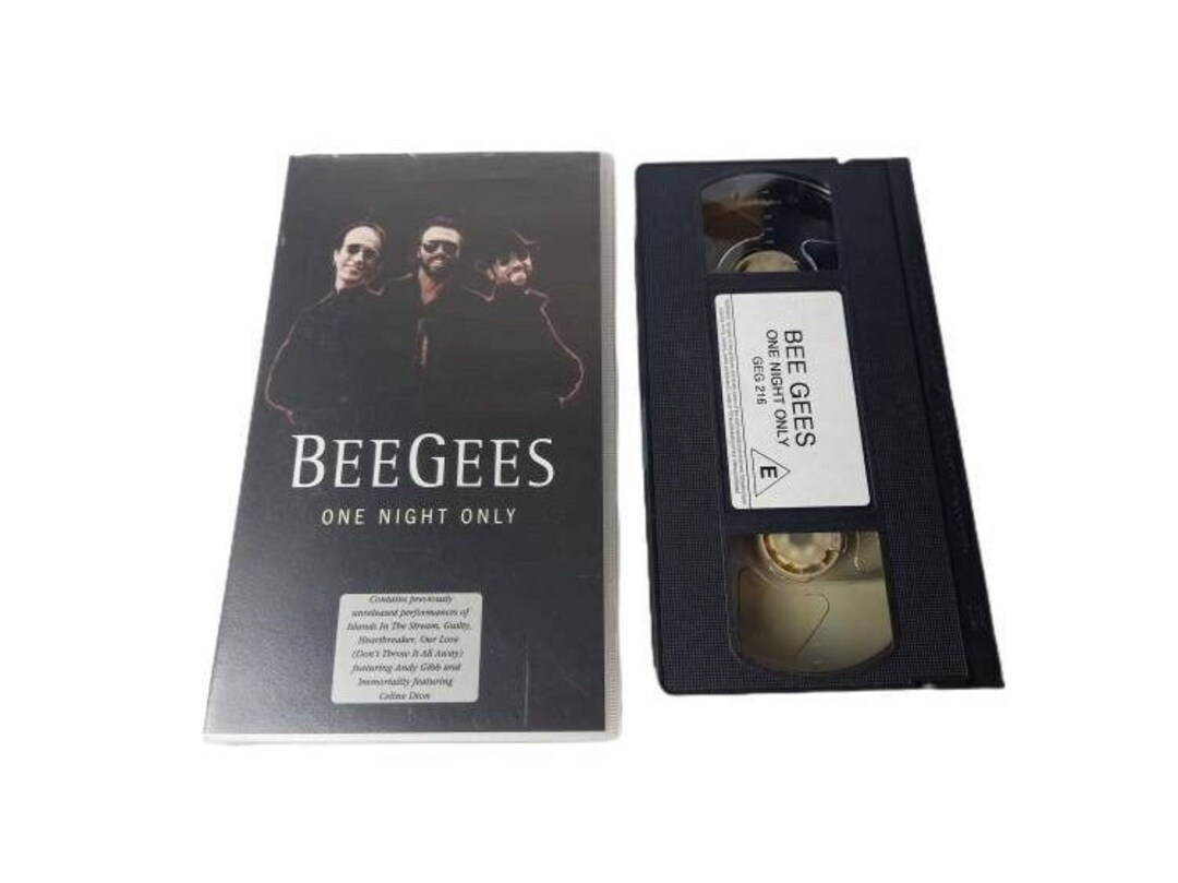 Bee Gees One Night Only VHS Video Tape PAL Music Video - Etsy