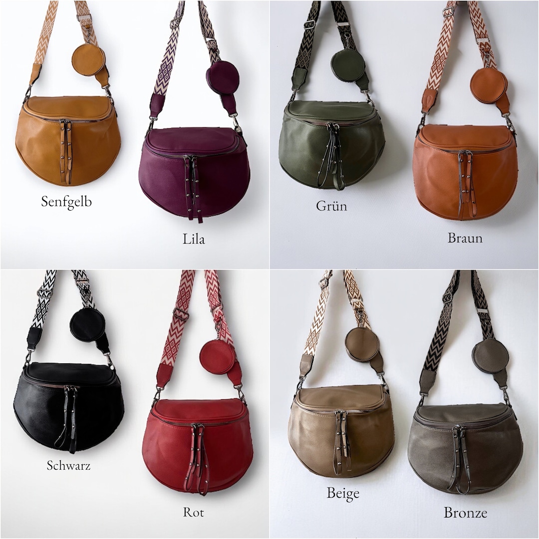 XL Crossbody Bag, Large Belly Bag, Women's Shoulder Bag, Crossbody Bag ...