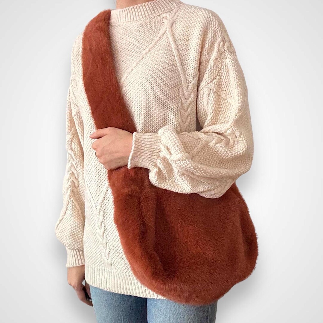Plush Bag, Crossbody Bag, Plush Bag, Faux Fur Bum Bag, Fur Bag ...