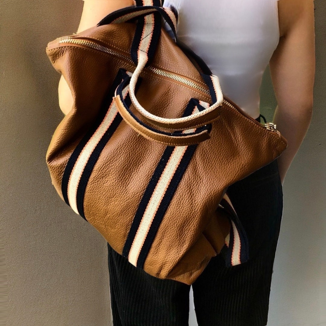 HUGO Backpack, Shoulder Bag, Tote Bag, Handbag, 2 in 1 Leather Bag ...