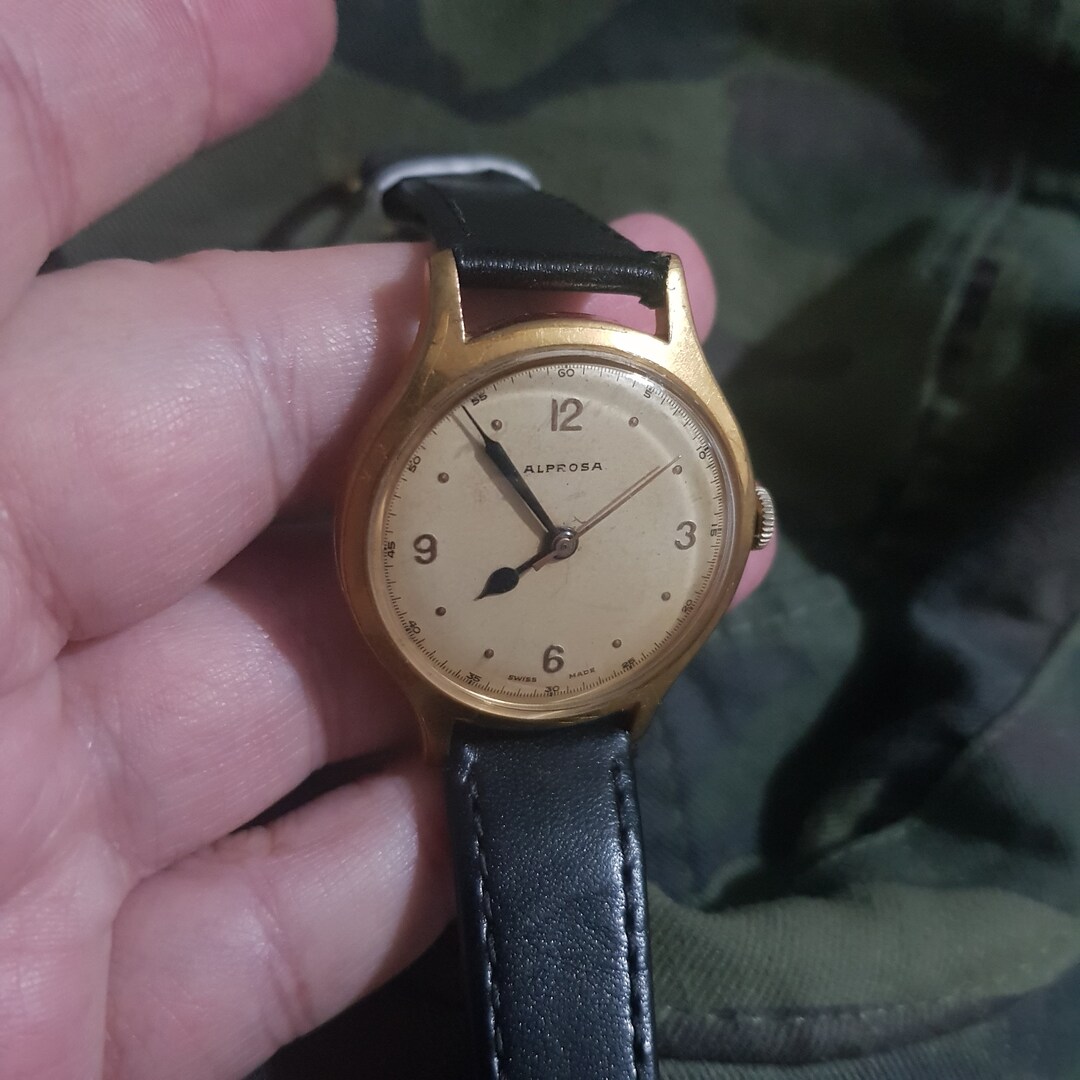 Mens Alprosa Watch 17 Jewels 1950's - Etsy