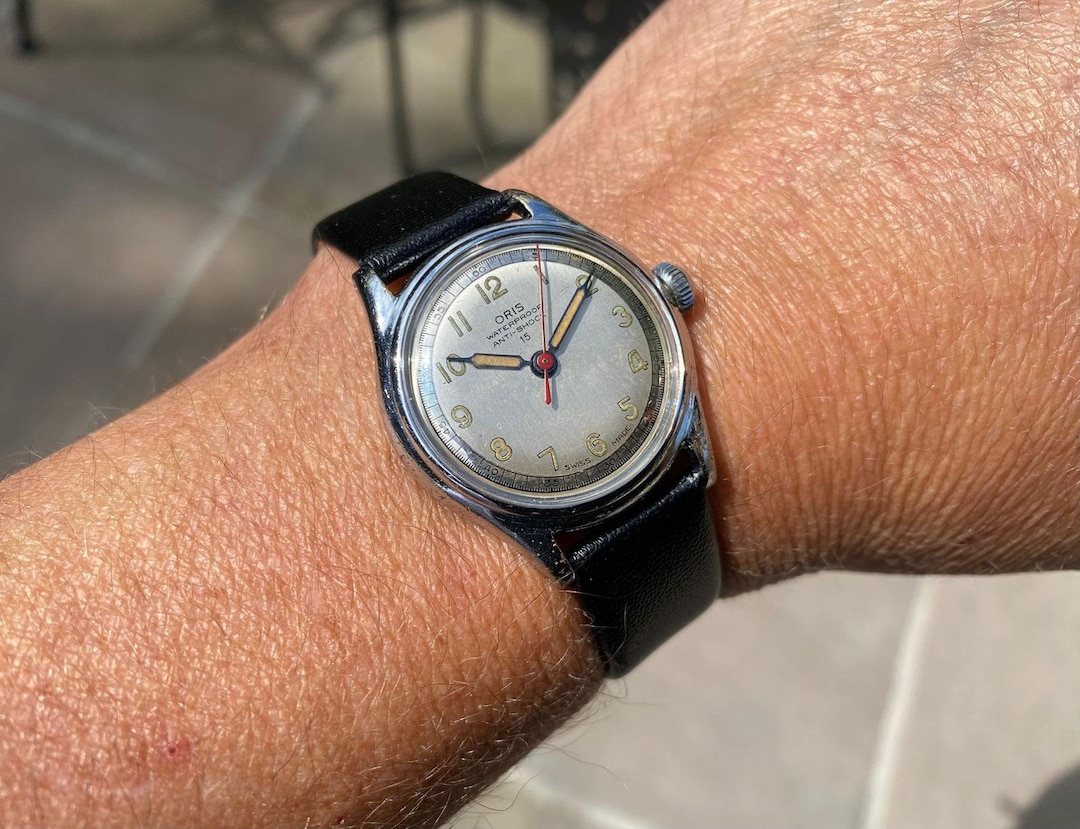 Mens Vintage Oris 15 Watch From 1950's. - Etsy