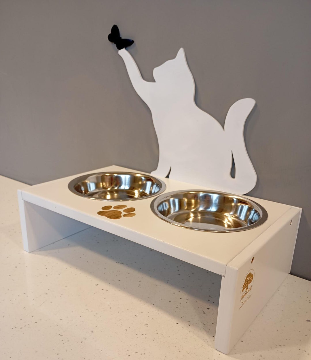 Cat Feeding Table That Will Fit Perfectly Into Any Design Kitchen... - Etsy