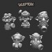 Head gas Mask Orc x10 Skulptork Miniature Bits - Etsy UK