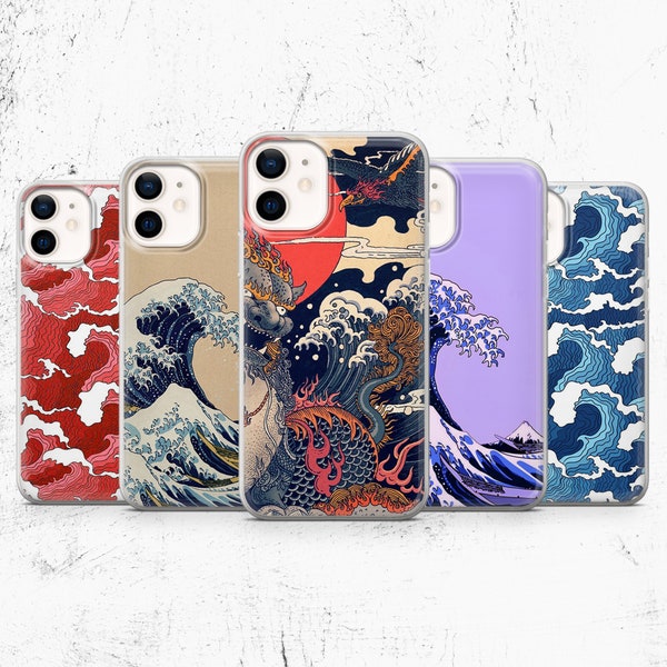 Japanese Great Wave Phone Case - Etsy