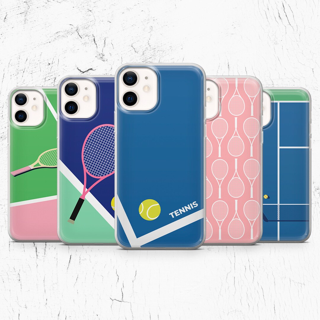 Tennis Phone Case Sport Cover for iPhone 16, 15, 14, 14 Pro, 13, 12 Pro ...