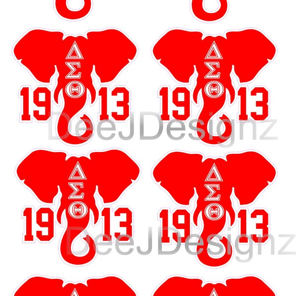 Theta Delta Sticker - Etsy