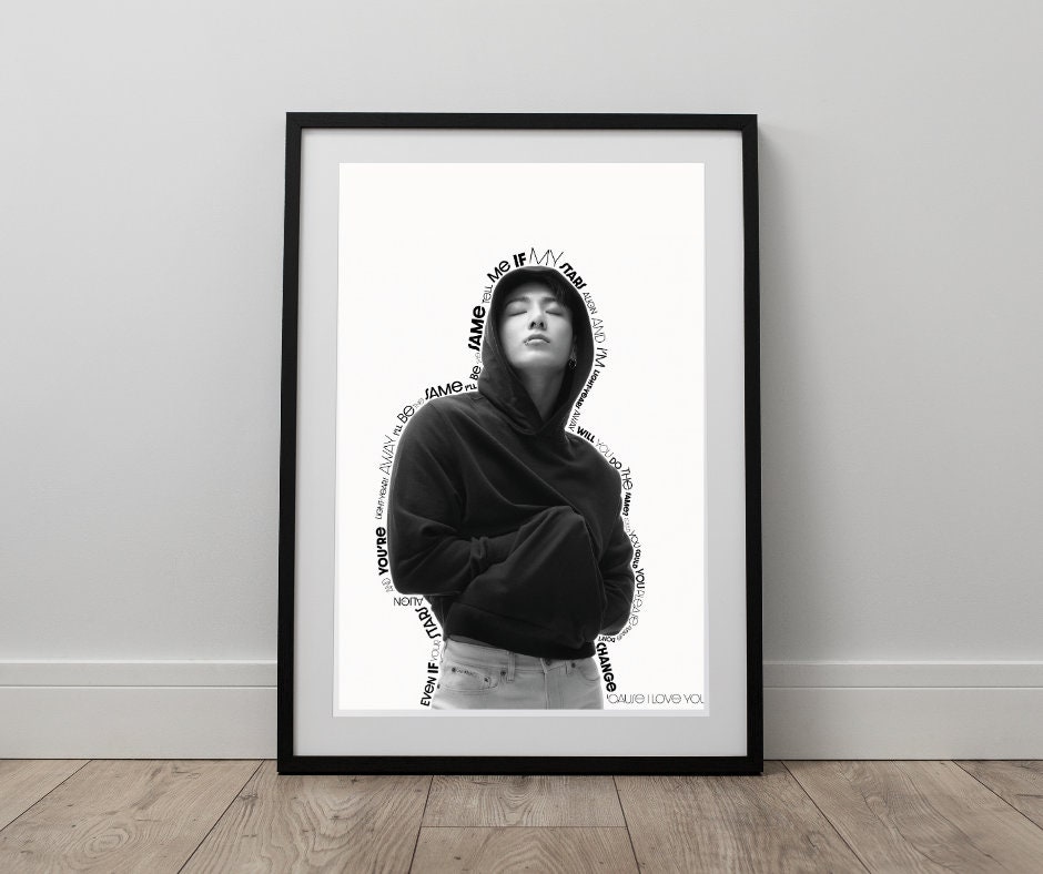 BTS JK Jungkook Golden Kpop Gifted Wall Art Kpop Merch K-pop Digital ...