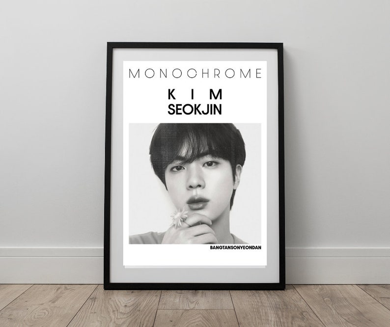 BTS BUNDLE BTS Monochrome Get 71 for Price of 5 Kpop Gifted Wall Art ...