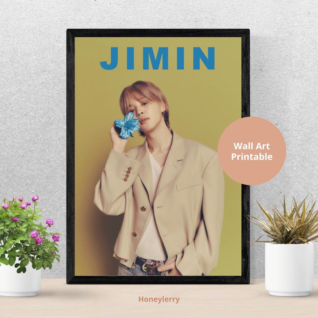 BTS Jimin Printable Wall Art Instant Download K-pop Poster BTS Room ...