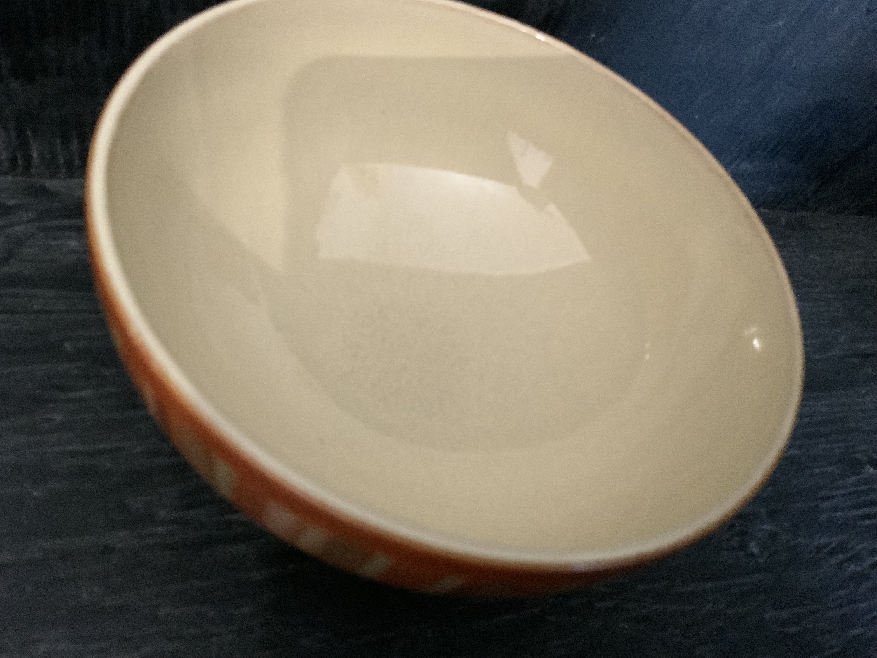 Denby Fire Stripes Rice Bowls - Etsy