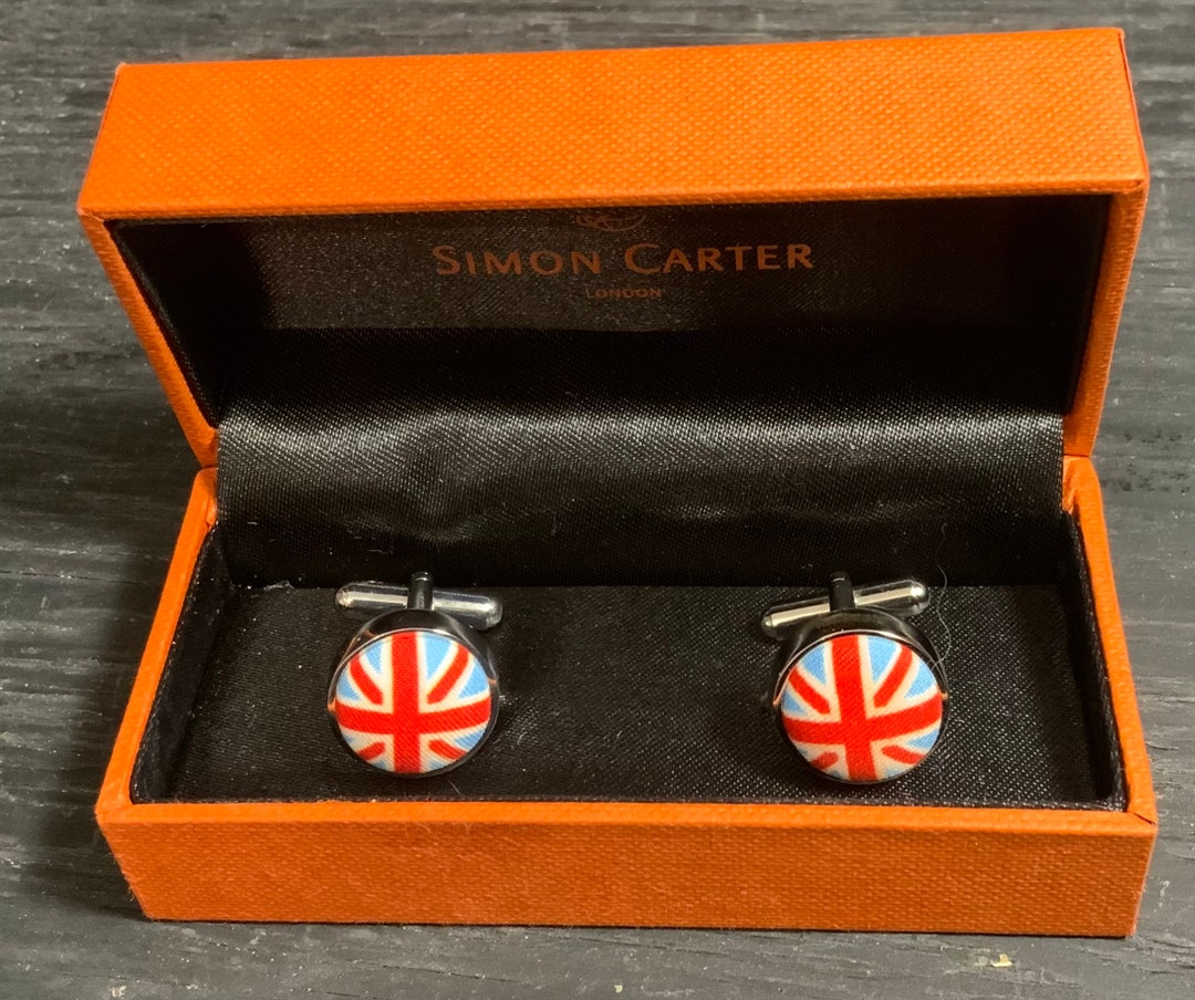 Simon Carter British Flag Union Jack Cufflinks - Etsy