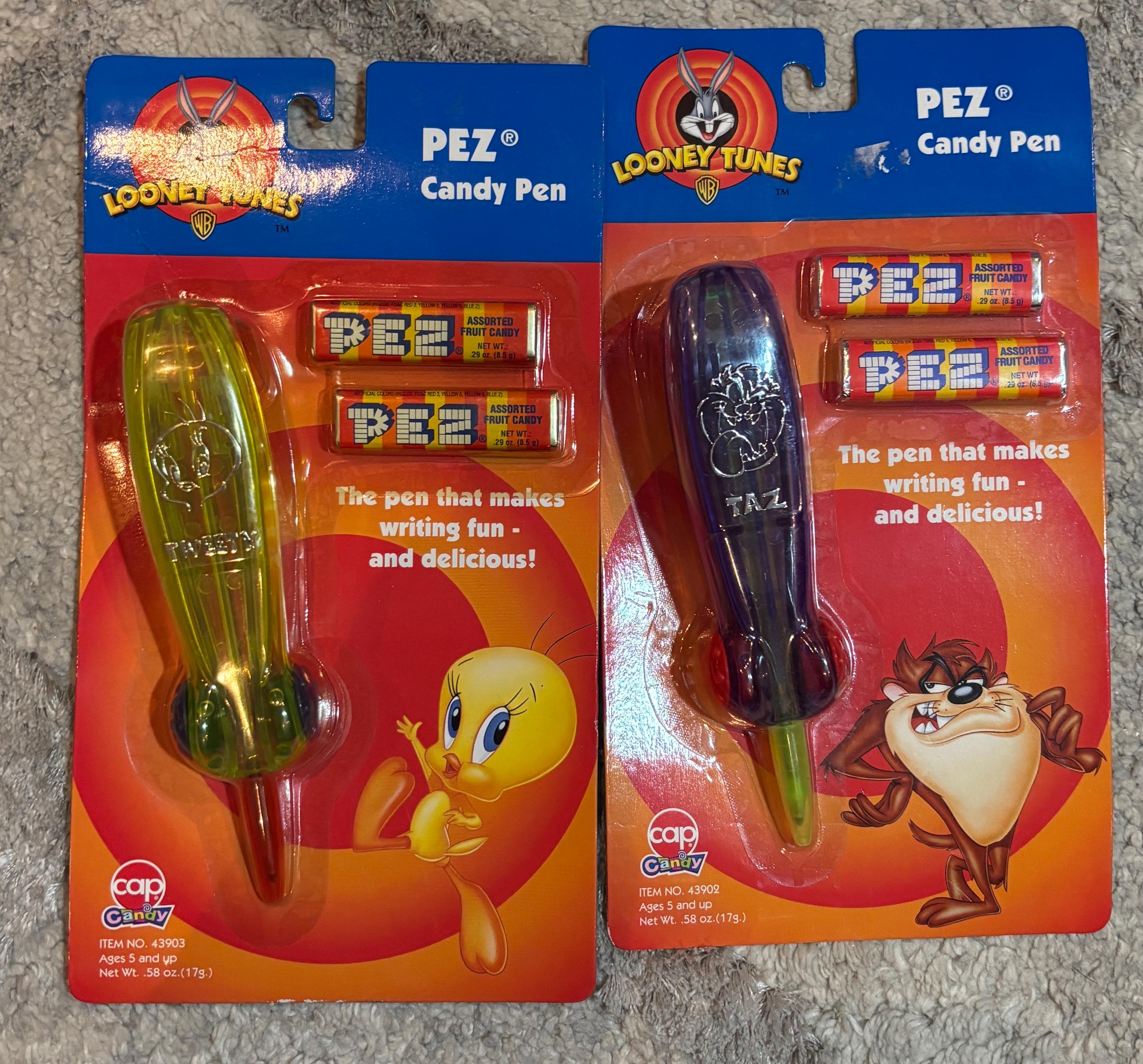 Vintage Looney Tunes Pez Candy Pen Dispensers - Etsy