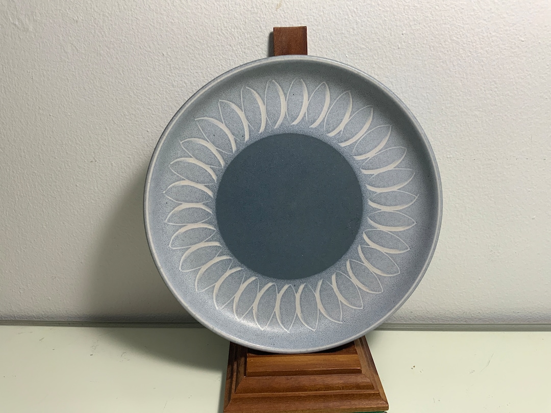 Denby Echo Blue Bread and Butter Plates - Etsy
