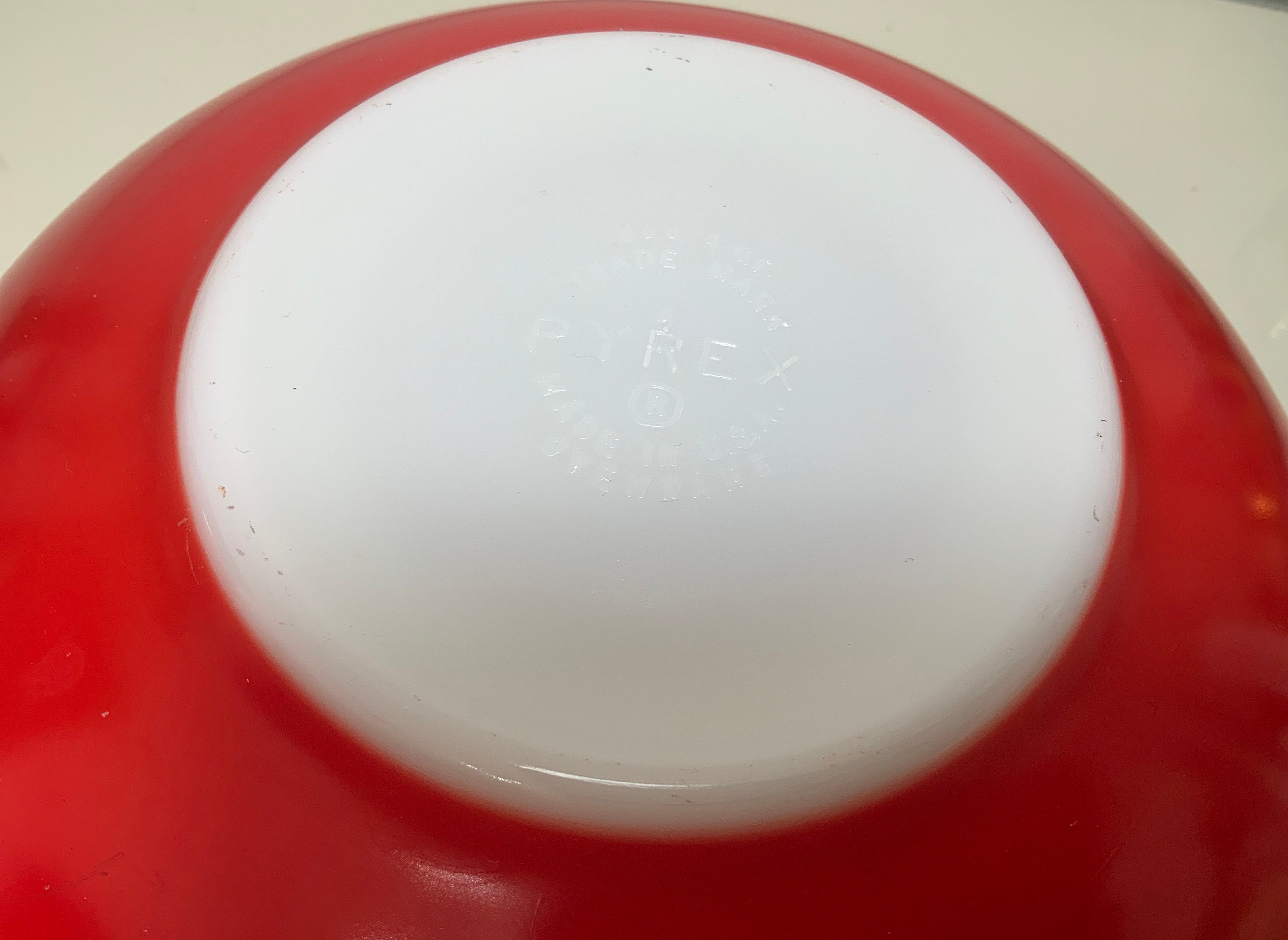 Pyrex 4 Qt Red Cinderella Mixing Bowl 444 - Etsy