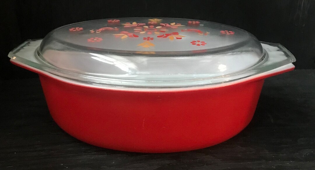 Pyrex Friendship 2.5 Qt. Casserole Dish With Lid 045 - Etsy
