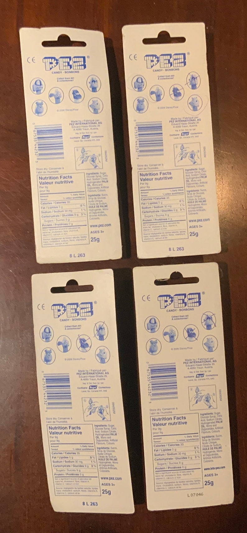 Disney Best of Pixar Pez Dispensers New on Cards - Etsy