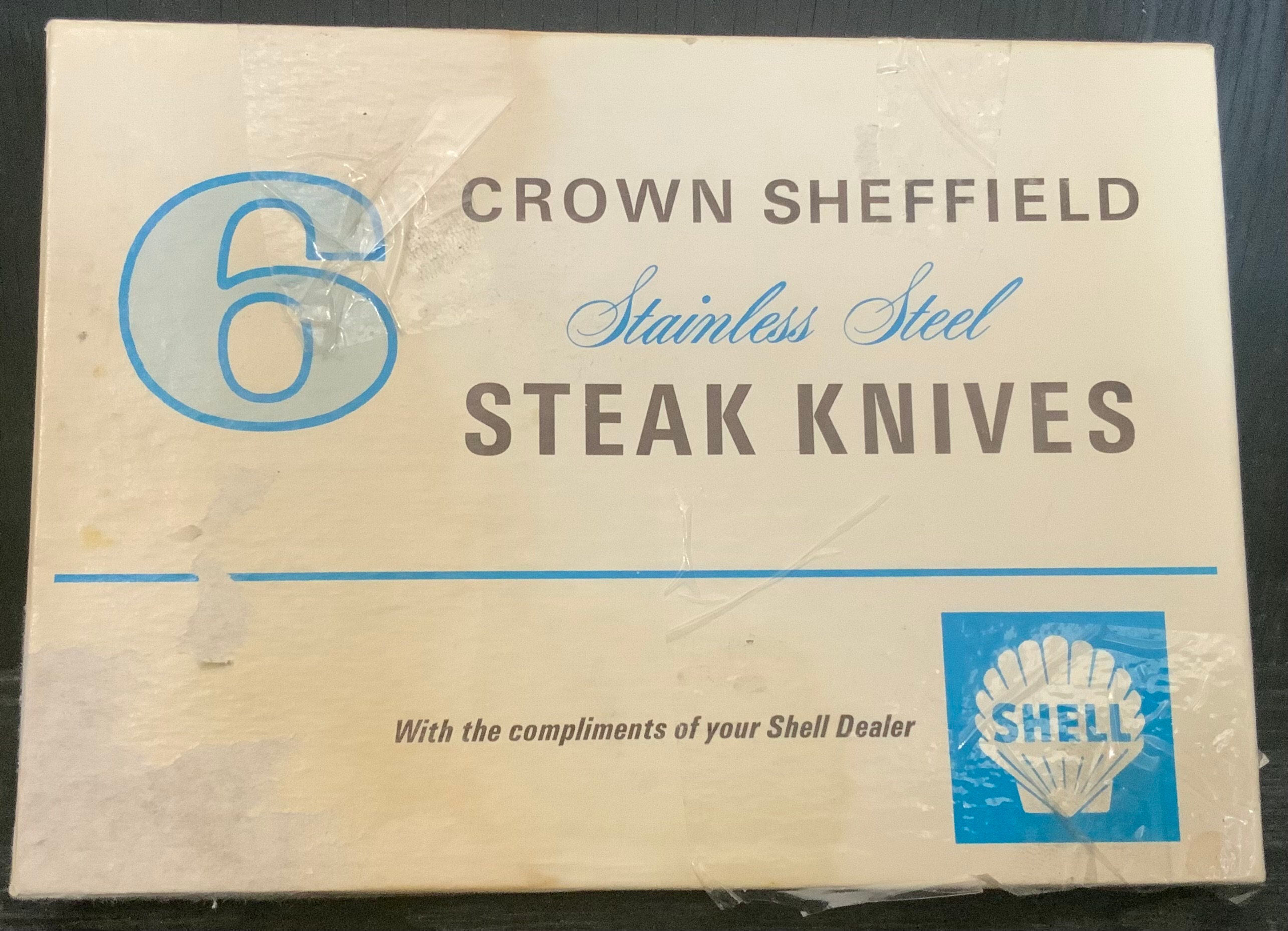 Vintage Crown Sheffield Steak Knives - Etsy