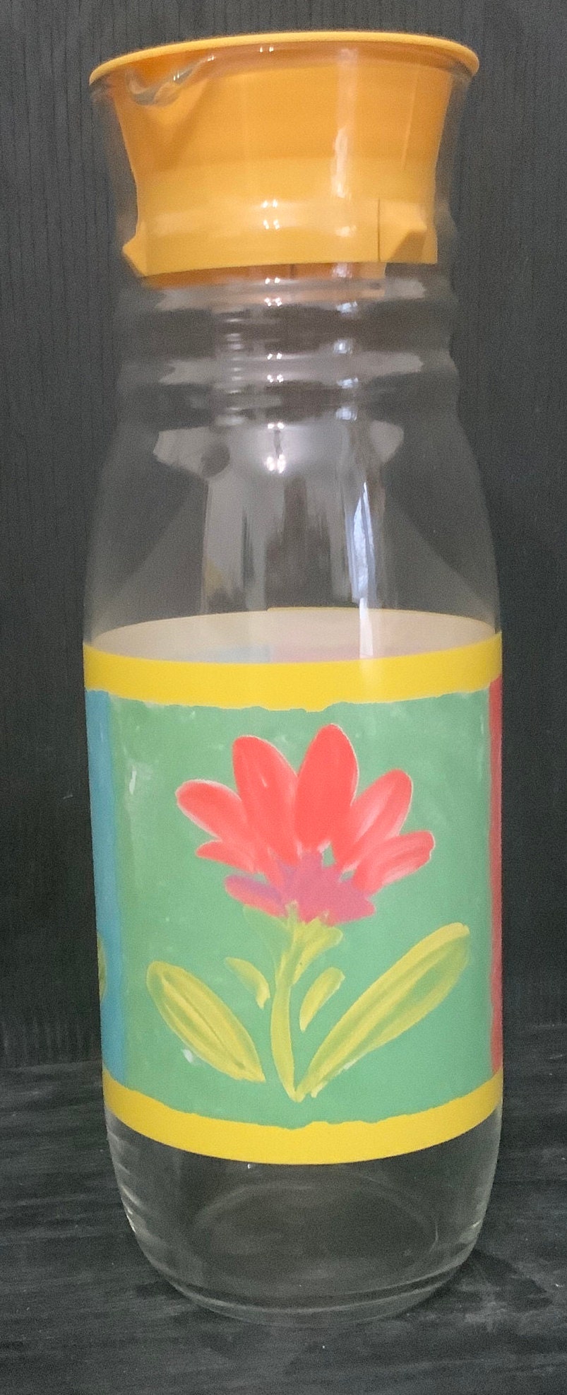 Vintage Gardenia Luminarc Arc France Pitcher and Glasses Set - Etsy