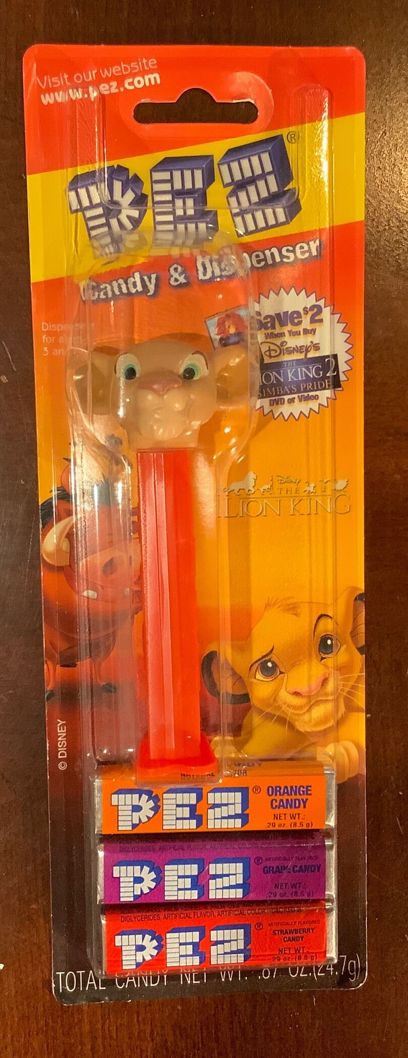 Lion King 2 Pez Dispensers New on Cards Lot of 4 - Etsy