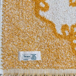 Vintage Sears Canada Gold Floral Bath Towels - Etsy
