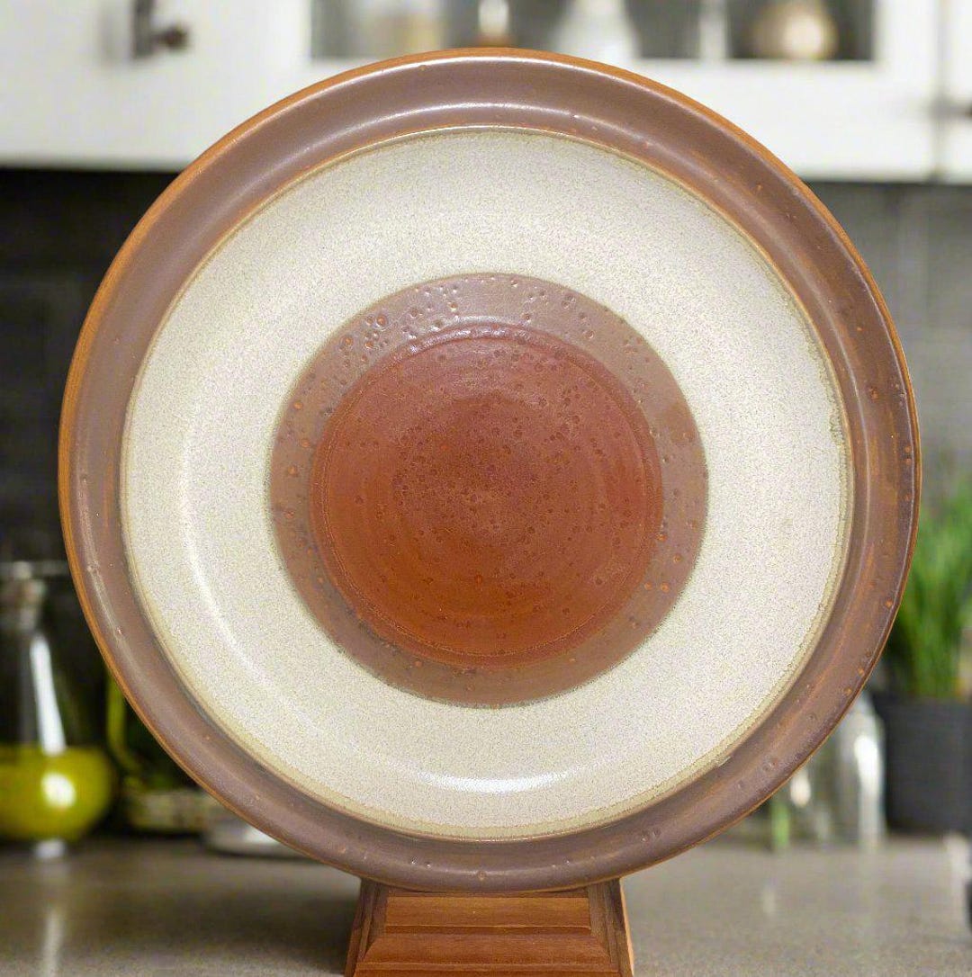 Denby Potters Wheel Red Dinner Plates - Etsy