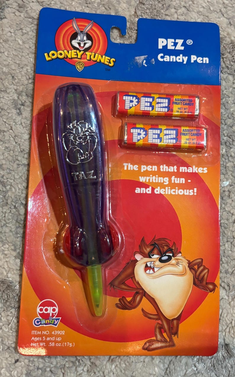 Vintage Looney Tunes Pez Candy Pen Dispensers - Etsy