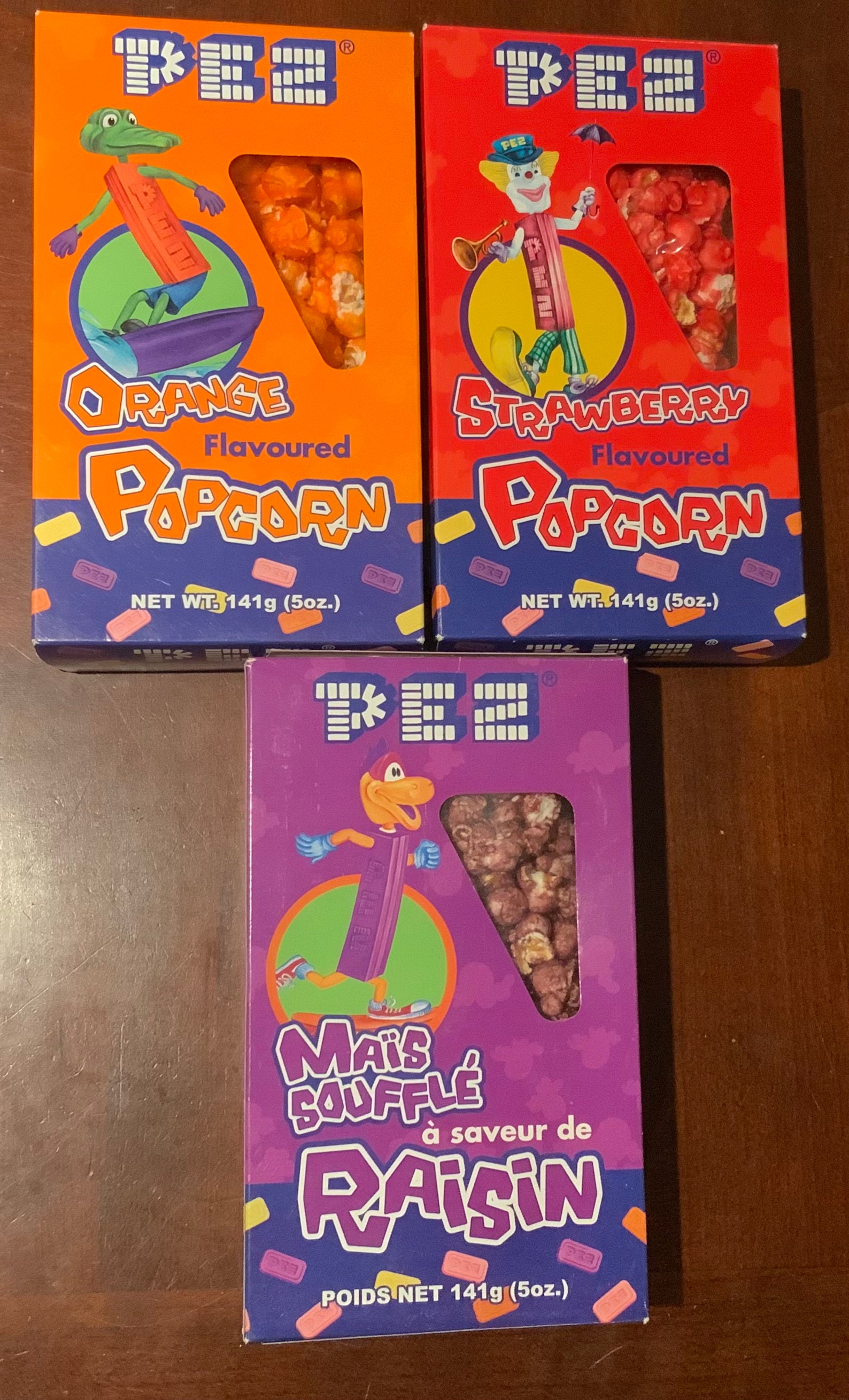 Vintage Pez Flavoured Popcorn Lot of 3 - Etsy