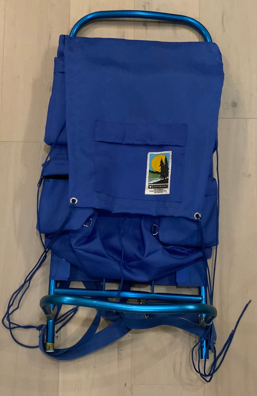 Vintage Mastercraft Metal Frame Backpack - Etsy UK