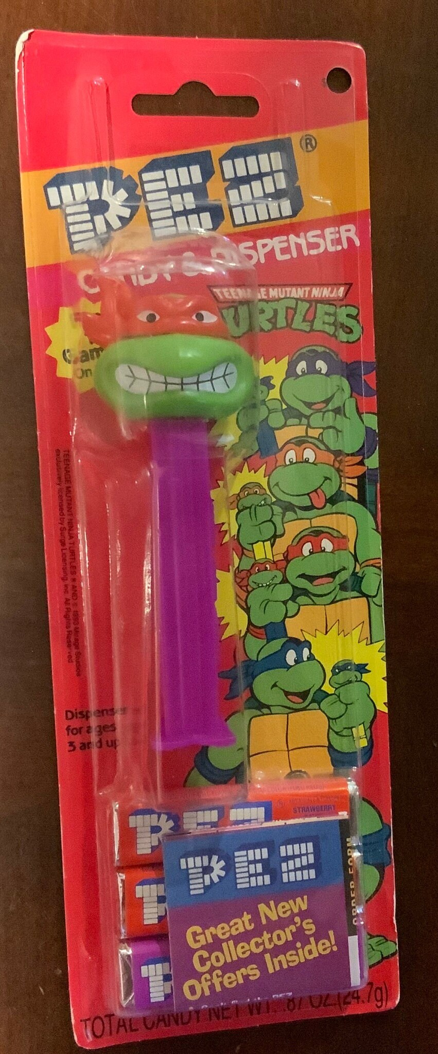Teenage Mutant Ninja Turtles Pez Dispensers New on Cards Lot - Etsy