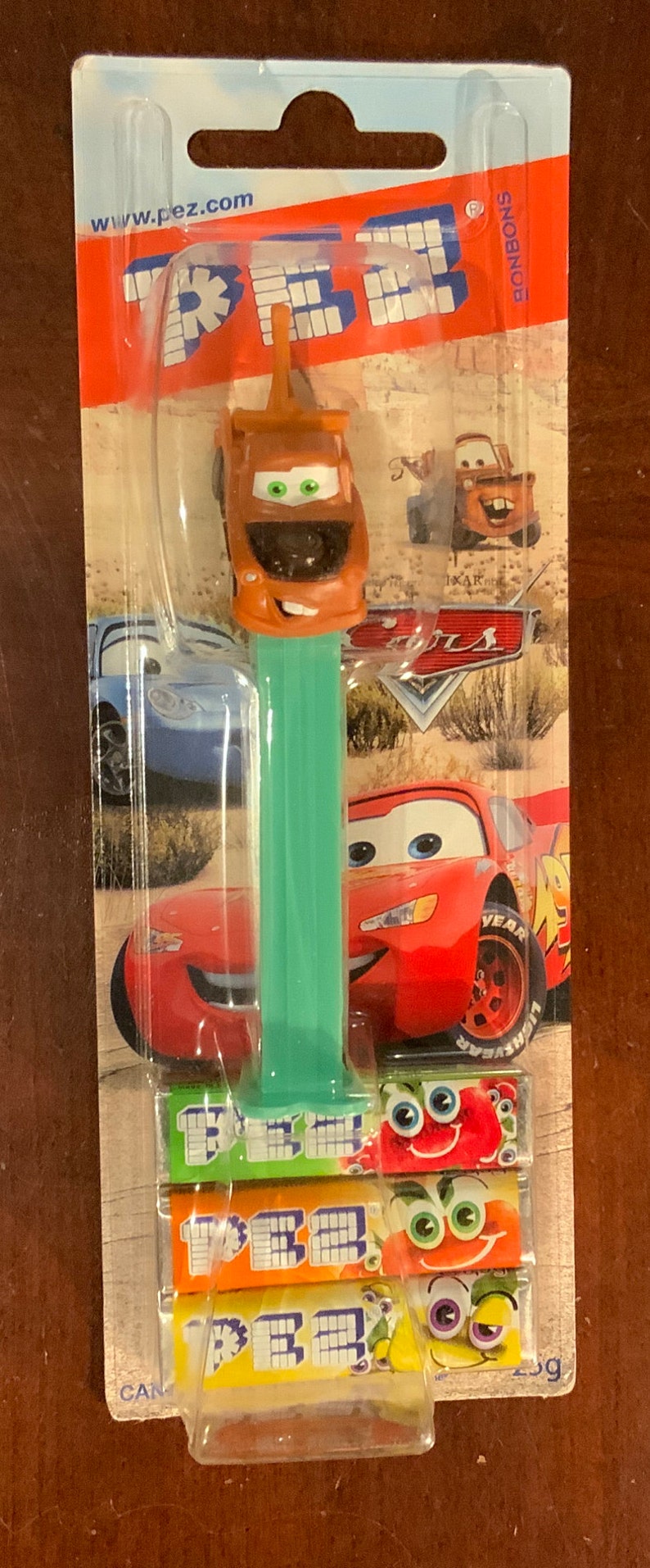 Disney Pixar Cars Movie Pez Dispensers New on Cards Lot of 4 Lightning ...
