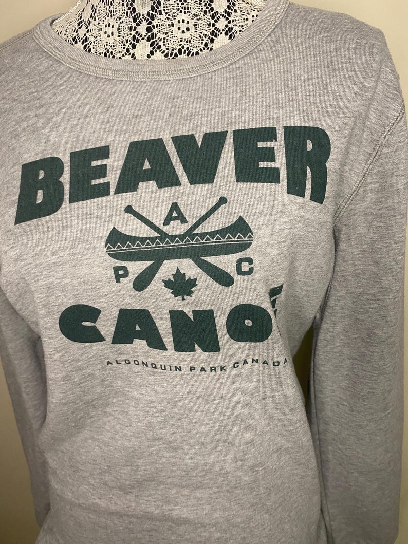 Vintage Beaver Canoe Algonquin Park Sweatshirt Womens XL - Etsy Australia