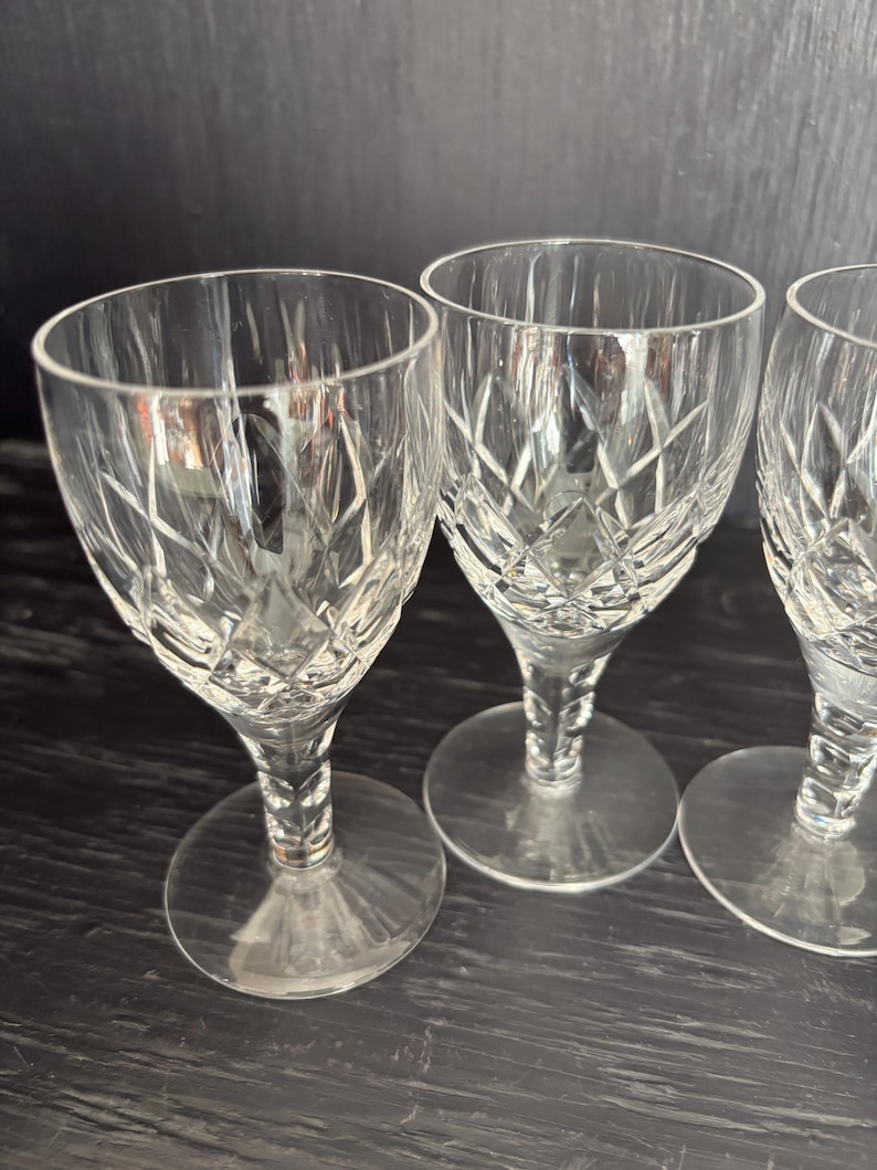 Stuart Crystal Beau Sherry Glasses Set of 4 - Etsy