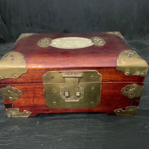 Jewelry Boxes Jade Inlay - Etsy