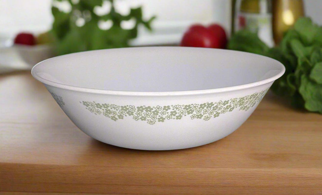 Vintage Corelle Green Crazy Daisy Spring Blossom Serving Bowls - Etsy