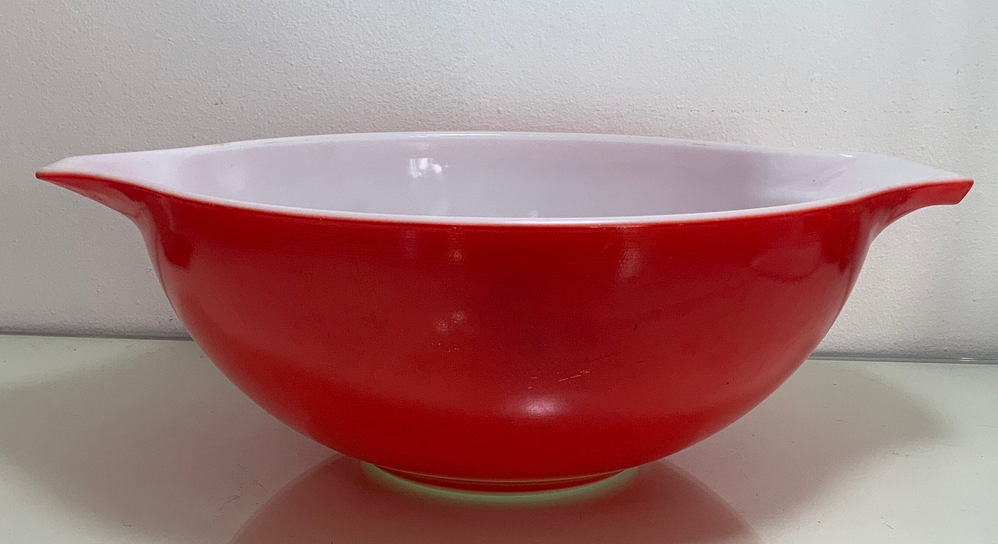 Pyrex 4 Qt Red Cinderella Mixing Bowl 444 - Etsy