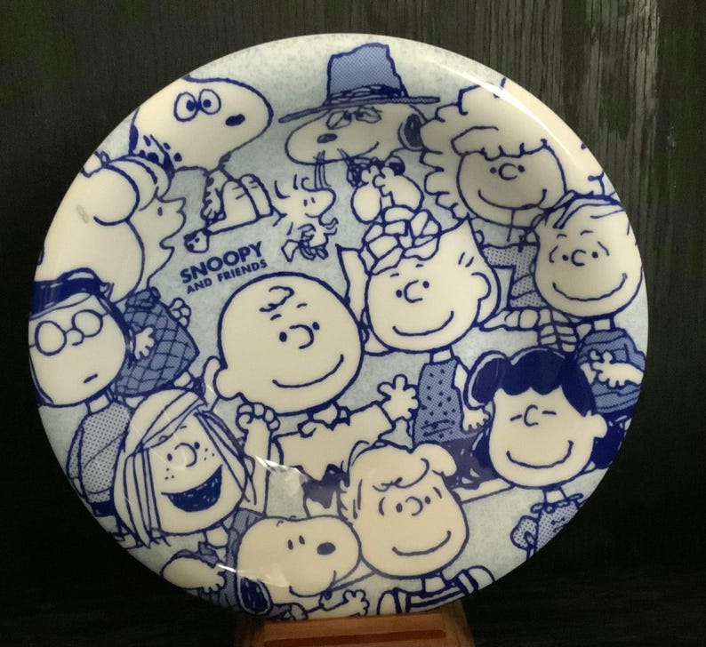 Snoopy and Friends Decorative Bowl - Etsy