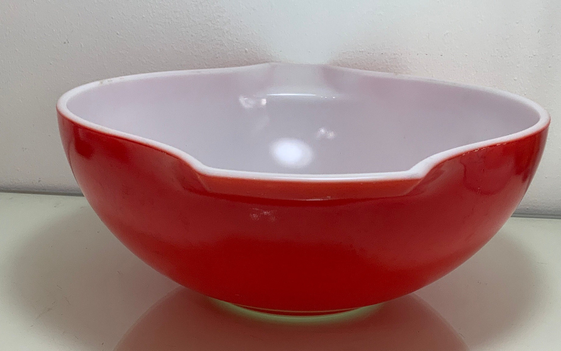 Pyrex 4 Qt Red Cinderella Mixing Bowl 444 - Etsy