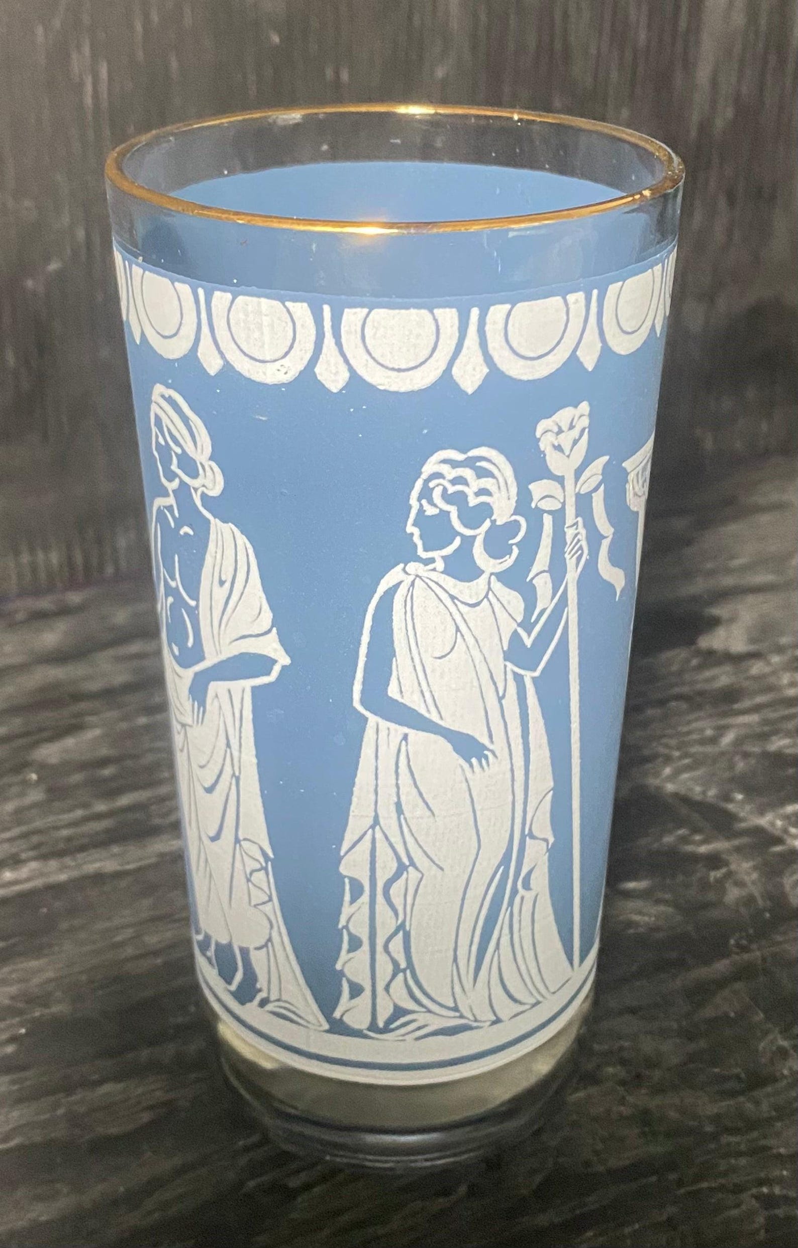 Jeanette Hellenic Greek Tumblers Set With Carrier - Etsy