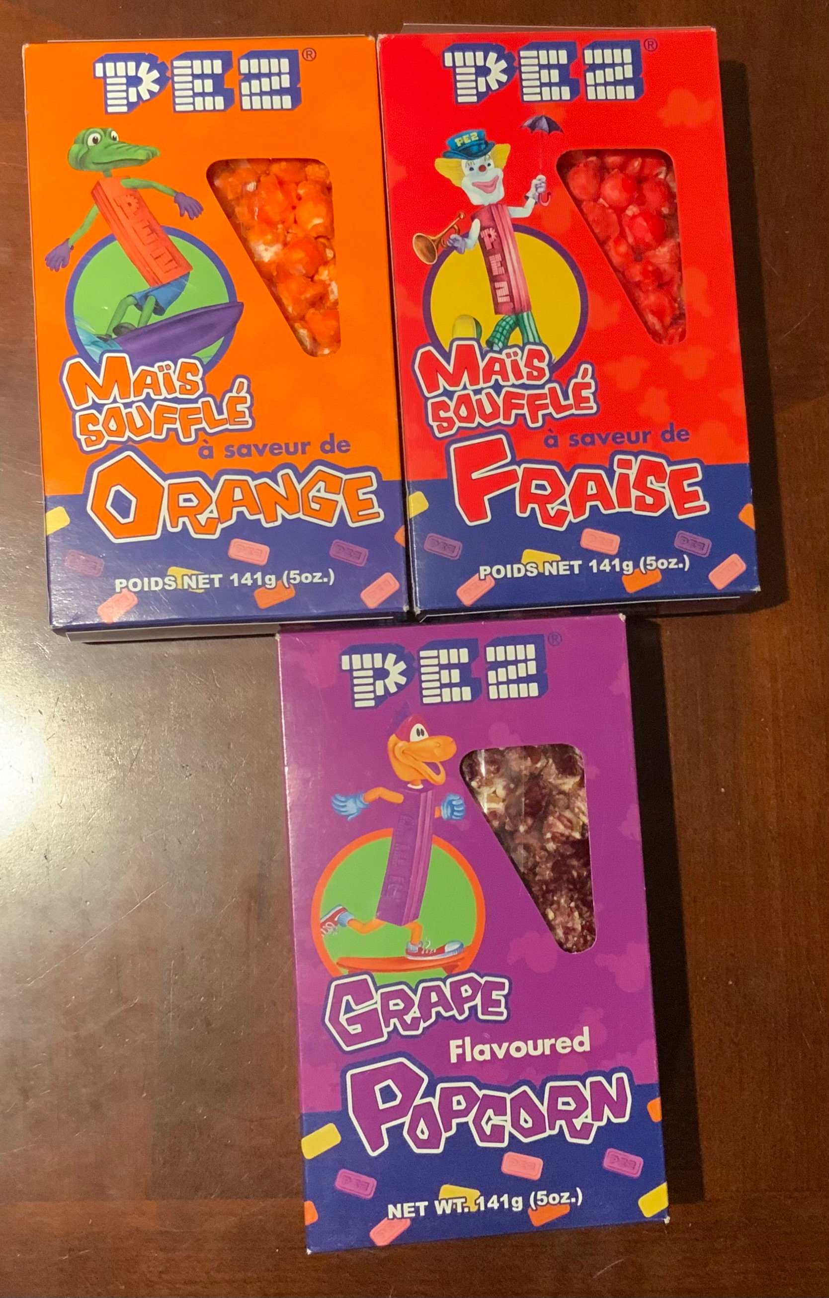 Vintage Pez Flavoured Popcorn Lot of 3 - Etsy