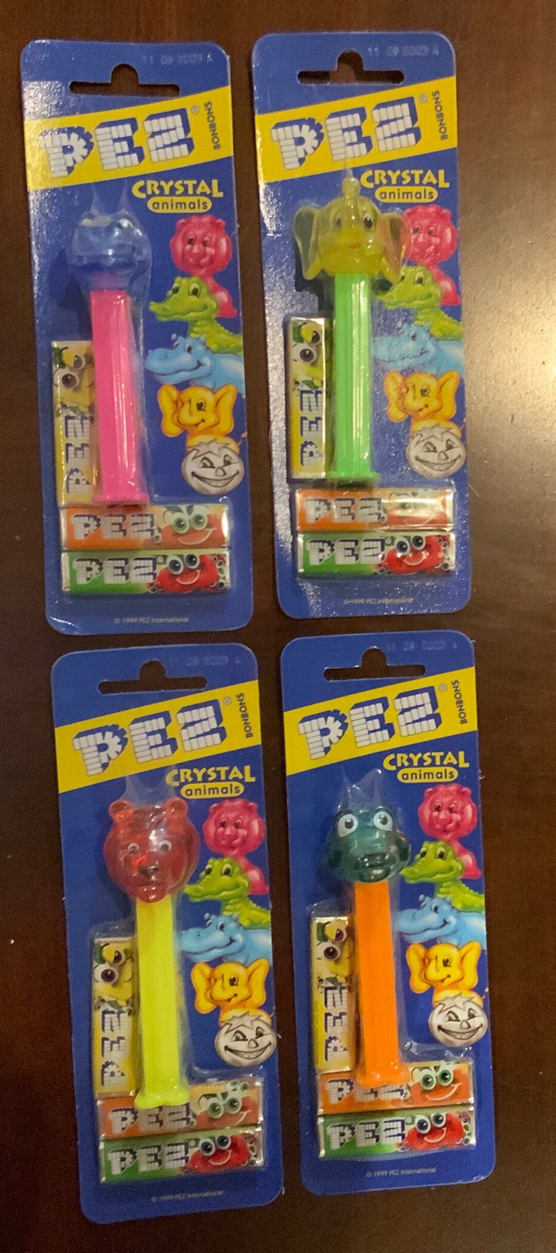 Pez Kooky Zoo Crystal Animals Pez Dispensers New on Cards Lot - Etsy